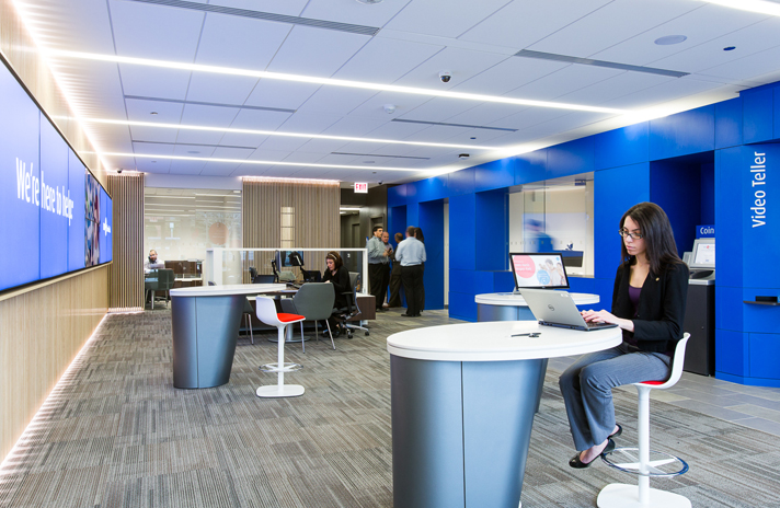 Branch Bank Interior