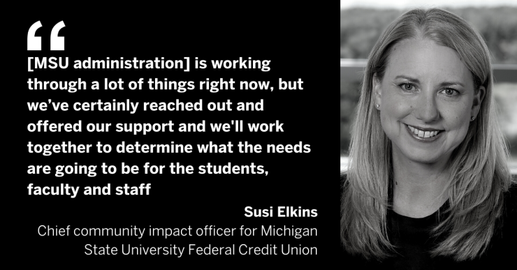 Michigan State University Federal Credit Union reacts to on-campus ...